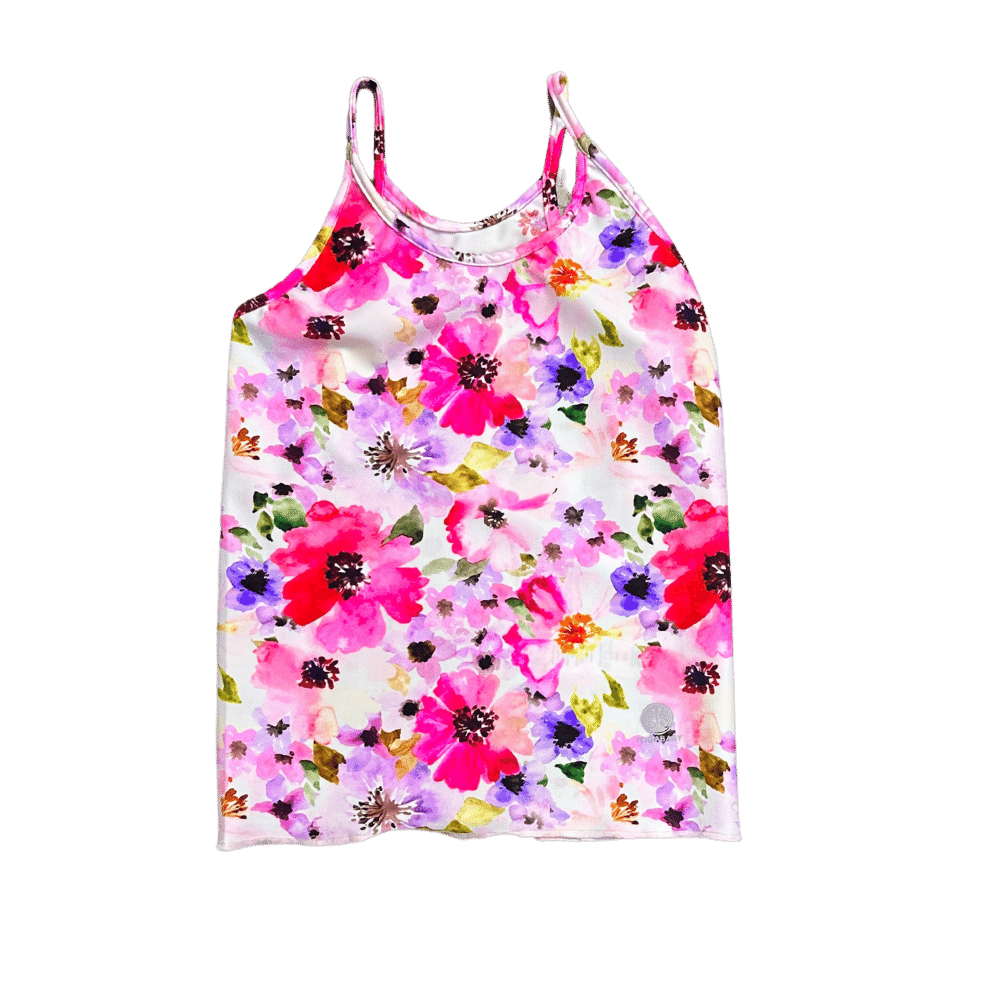 Floral Razor Back Tank | Jade Tank-Springfield, MO