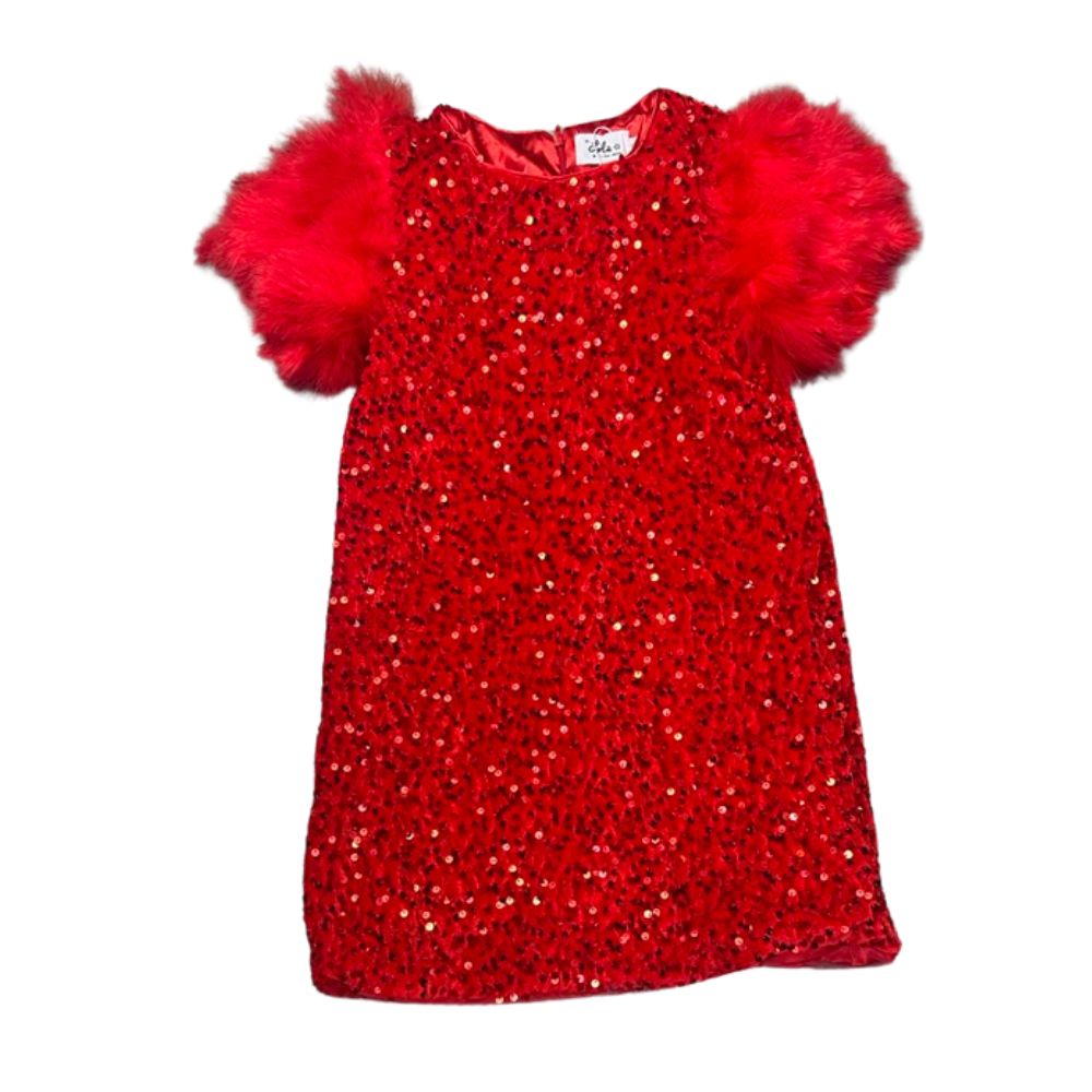 Lola & The Boys Sparkly Red Dress | Jade Tank-Springfield, MO